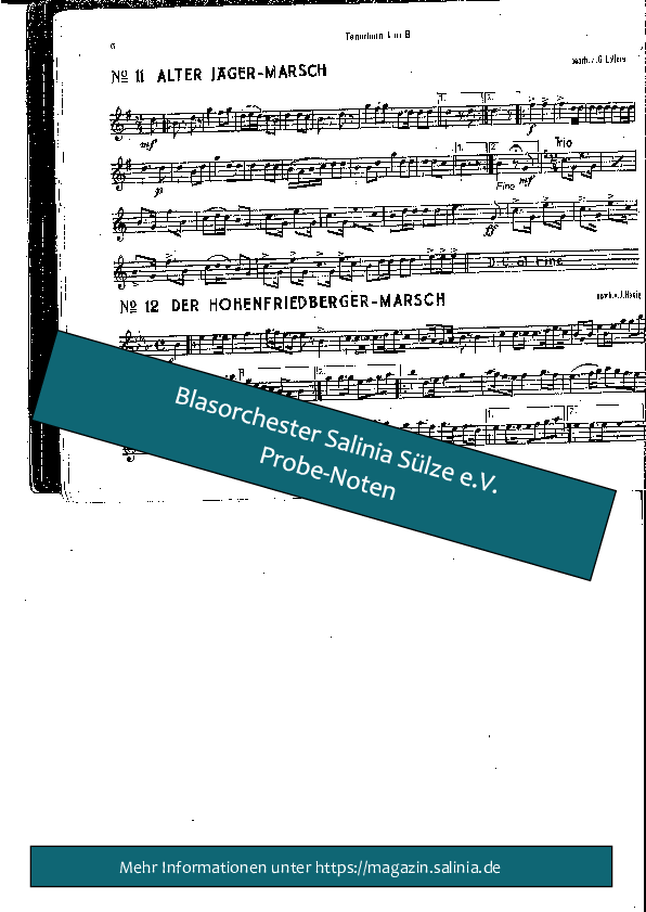 Der Hohenfriedberger-Marsch